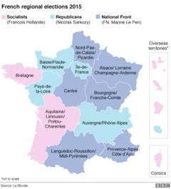 France elections: National Front leads in regional polls - BBC News