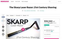 Laser razor kicked off Kickstarter - BBC News