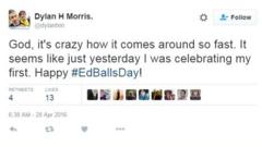 Happy Ed Balls day, from Ed Balls - BBC News