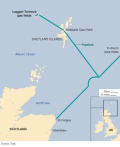 Total's Shetland Gas Plant officially opened - BBC News