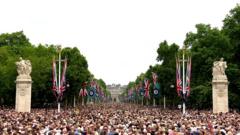RAF centenary: Thousands watch flypast - BBC News