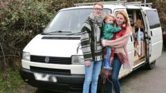 Young people living in vans, tiny homes and containers - BBC News