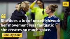 Kim Little: Scotland midfielder nets five goals in 68 minutes - BBC Sport