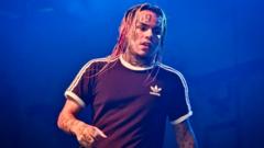 6ix9ine: Rapper faces prison and sex offender registry - BBC News