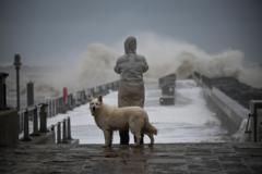 Damage and disruption: Storm Ciarán in pictures - BBC News