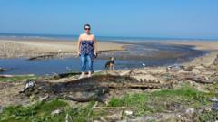 Morfa Beach sea creature remains baffle visitors - BBC News