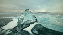 In pictures: Crossing the world's deepest lake - BBC News