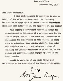 The Balfour Declaration: My ancestor's hand in history - BBC News