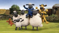 Hero's return for astronaut Shaun the Sheep - BBC News