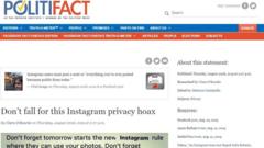 Instagram fact-check: Can a new flagging tool stop fake news? - BBC News
