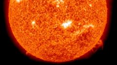 The violent solar storms that threaten Earth - BBC News