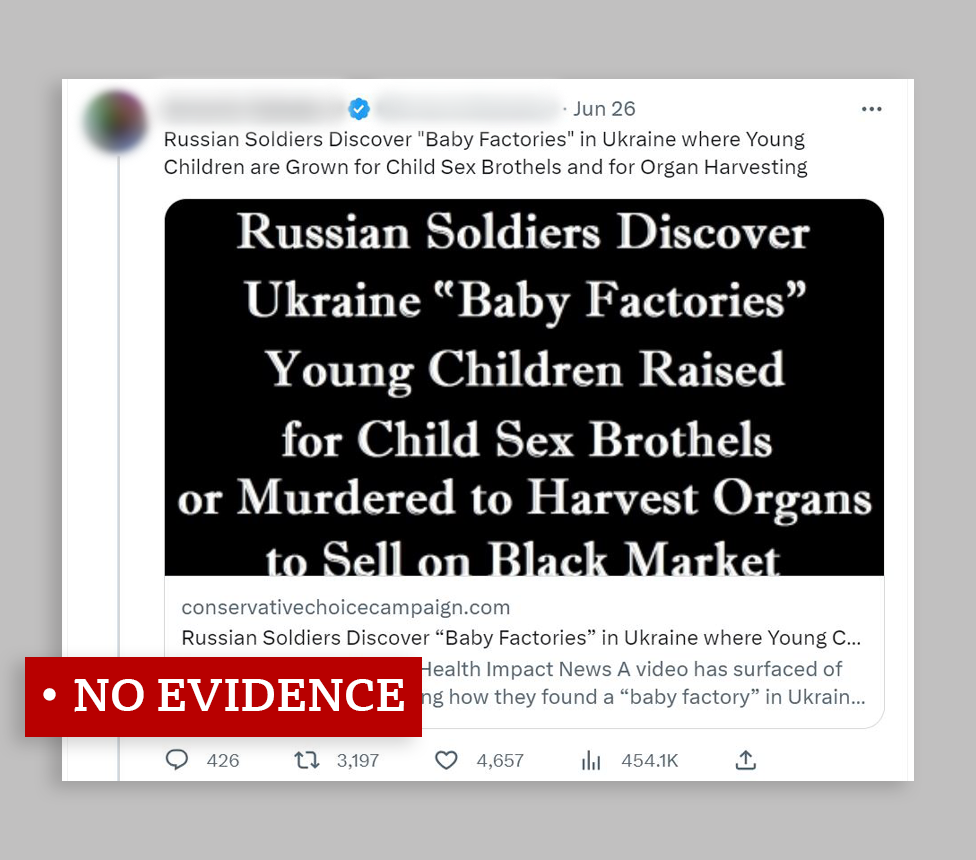 Twitter Blue accounts fuel Ukraine War misinformation - BBC News