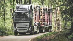 Scotland's first electric HGV starts making trips - BBC News