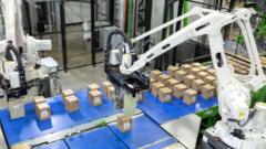 How robots are taking over warehouse work - BBC News