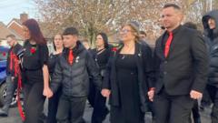 Owen Dunn: Funeral held for teenager killed in stabbing - BBC News