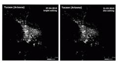 Light pollution's wasted energy seen from space - BBC News