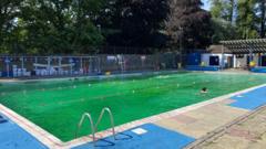 Stanhope Pool to stay closed over summer amid uncertain future - BBC News