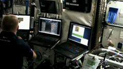 Tim Peake drives remote robot on Earth from orbit - BBC News