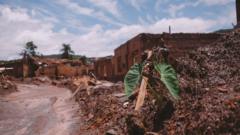 In pictures: Brazil dam burst aftermath - BBC News