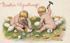 The odd world of Victorian Easter cards - BBC News