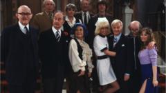 First cast photo of Are You Being Served? remake revealed - BBC News