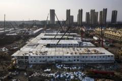 Coronavirus: The hospital built in a matter of days - BBC News