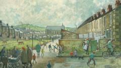 Artist Norman Cornish brings 'best numbers' to Bowes Museum - BBC News