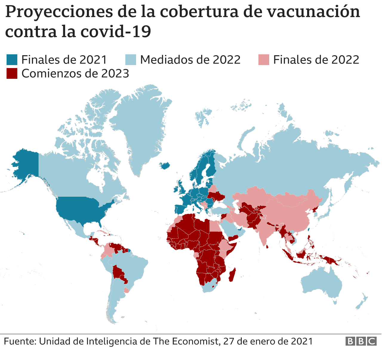 Vacunas contra el coronavirus: ¿cuál es la situación en mi país? - BBC ...