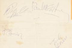 Complete sets of Beatles autographs to go under the hammer - BBC News