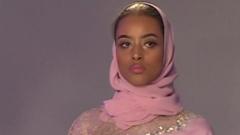 Student is first hijab-wearing Miss England finalist - BBC News