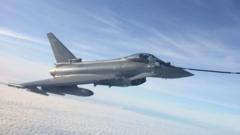 RAF intercepts Russian bombers near UK 'area of interest' - BBC News