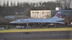 Last Concorde unwrapped ahead of new museum opening - BBC News
