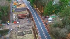 A35 through New Forest to reopen after bridge works - BBC News