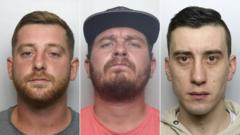 Gang which dealt cocaine in Shirebrook jailed - BBC News