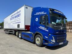 Scotland's first electric HGV starts making trips - BBC News
