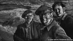 Iconic south Wales mining image on show - BBC News