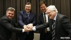 Ukraine and Shell sign '$10bn' shale gas deal - BBC News