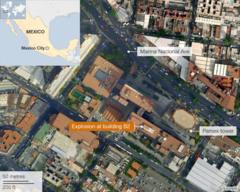 Mexico City blast: Hunt for survivors in Pemex building - BBC News