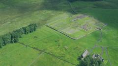 Vindolanda dig unearths rare Roman gold coin - BBC News