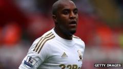 Swansea City star Kemy Agustien's 39-point driving ban - BBC News