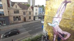 Breakdancing Jesus mural unveiled in Bristol - BBC News