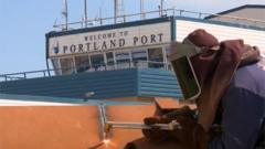 Portland Port unveils bigger cruise ship berth - BBC News
