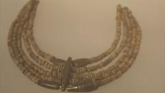 Mold Gold Cape on display at Wrexham Museum - BBC News