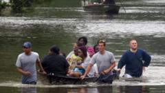 In pictures: US flooding and storms - BBC News