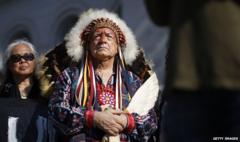#BBCtrending: Native Americans reject 'super drunk' label - BBC News