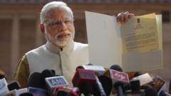 In pictures: Narendra Modi's early life - BBC News