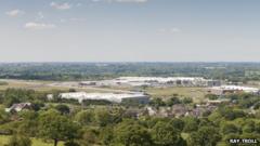 Samlesbury solar farm plan unveiled by BAE systems - BBC News