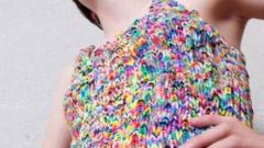 Loom bands dress sells for more than £170,000 - BBC Newsround