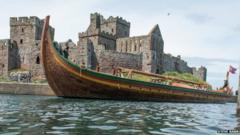 Longship sheds light on Merseyside's Viking history - BBC News