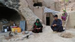 The cave dwellers of Bamiyan - BBC News